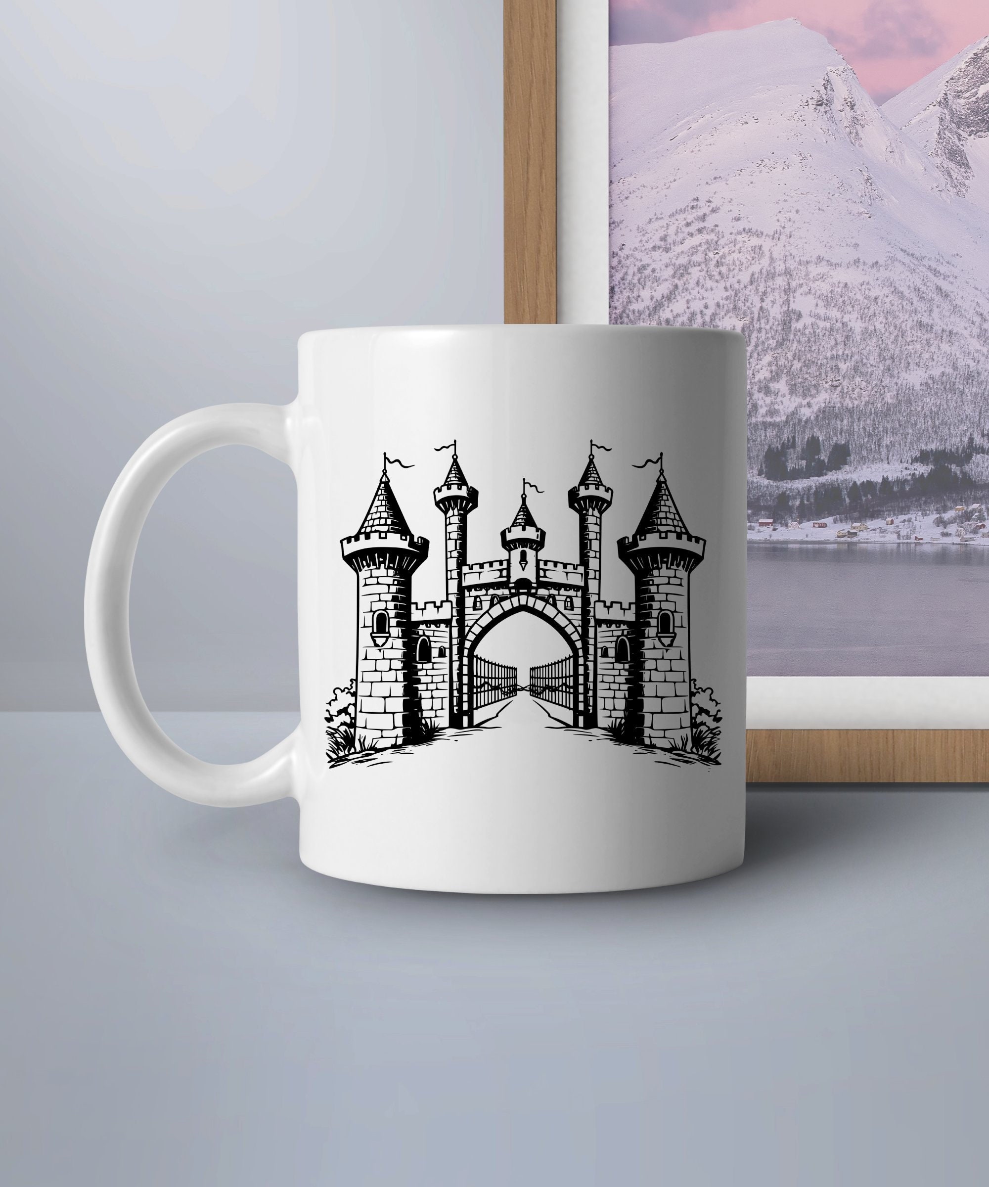 ANCIENT MEDIEVAL GATE Svg, Middle Age Gate Svg Files for Cricut, Gothic ...