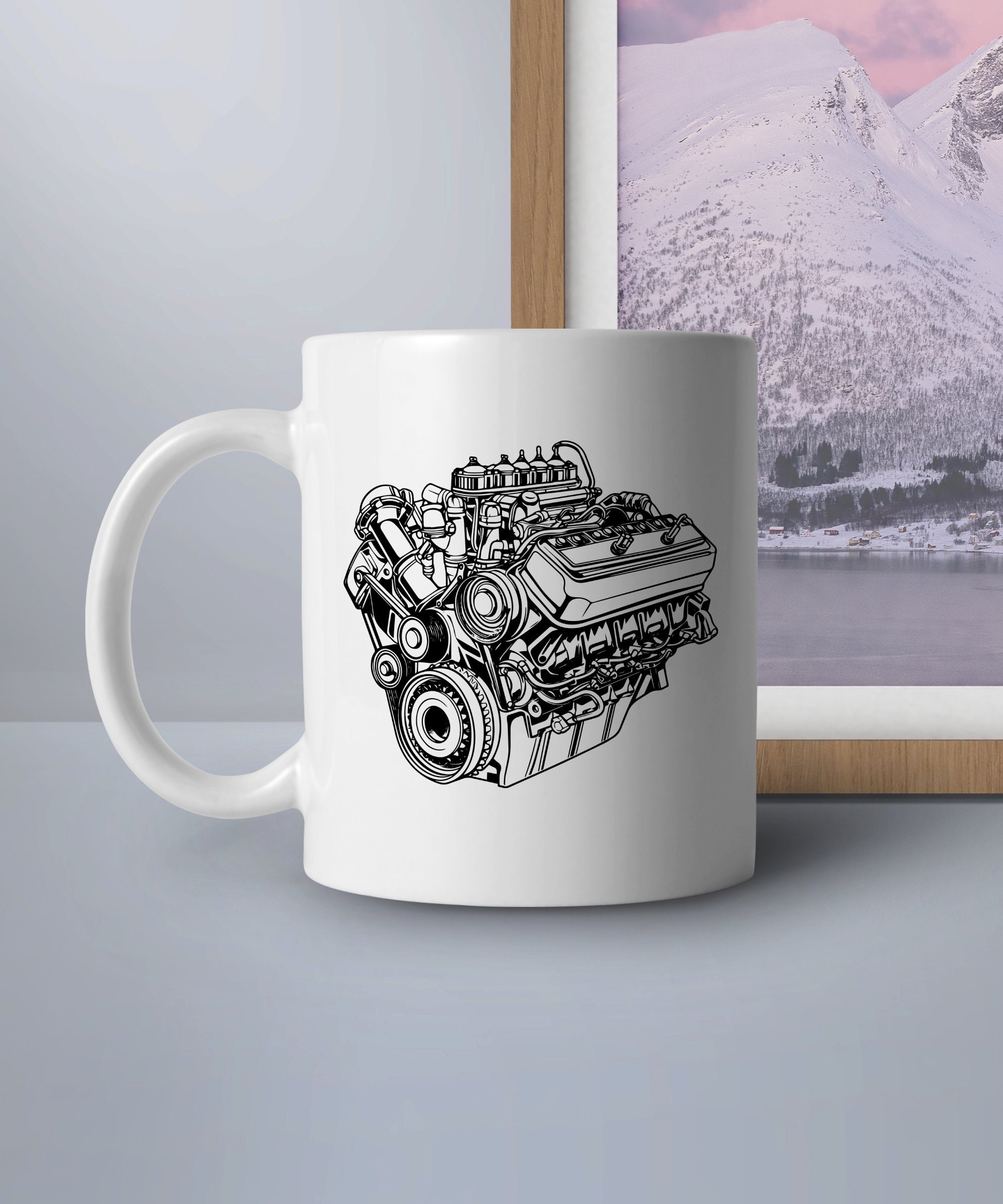 CAR ENGINE MOTOR Svg, Car Engine Pistons Svg Files for Cricut ...