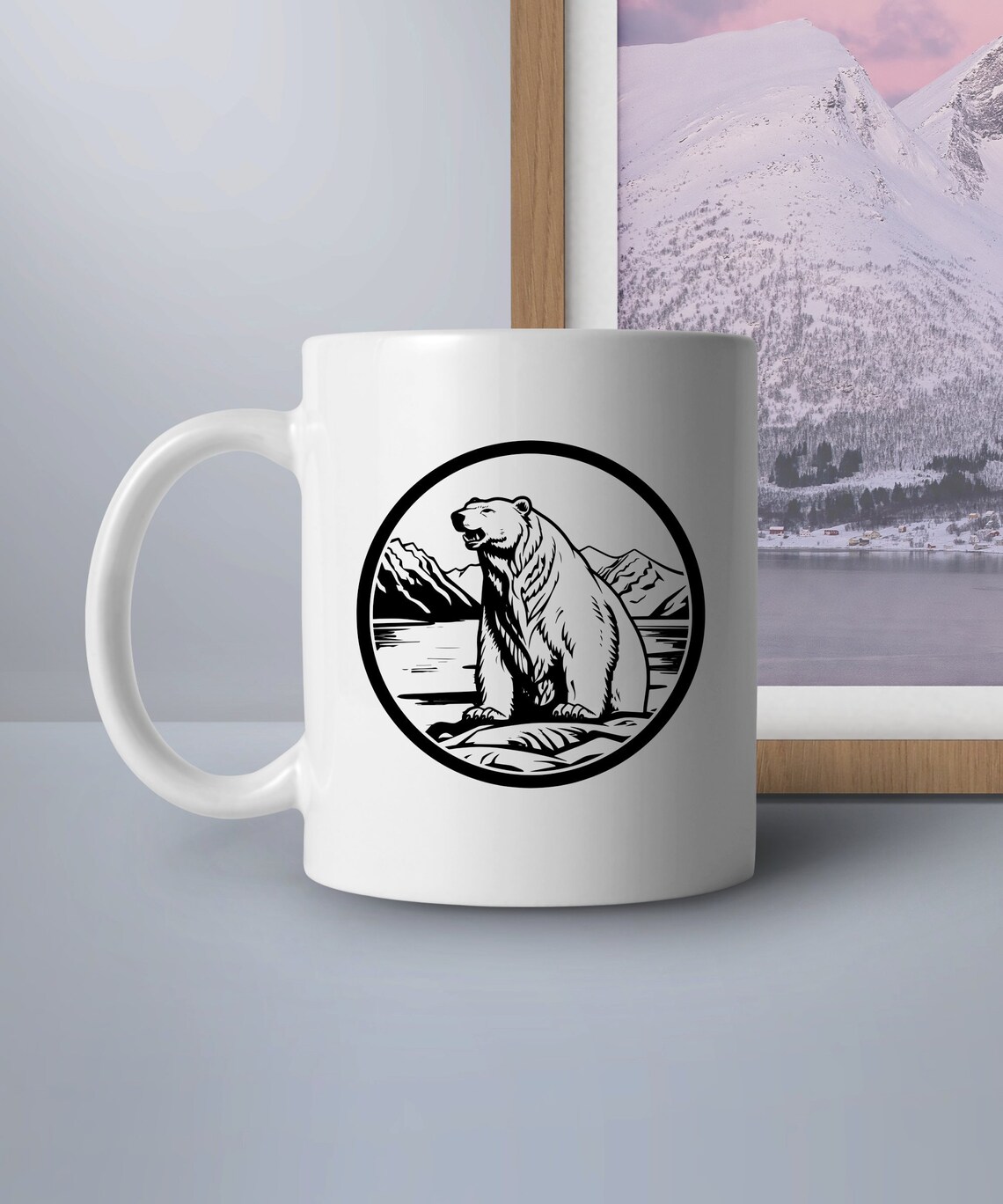 POLAR BEAR SVG, Arctic Polar Bear Svg Files for Cricut, Glacier Polar ...