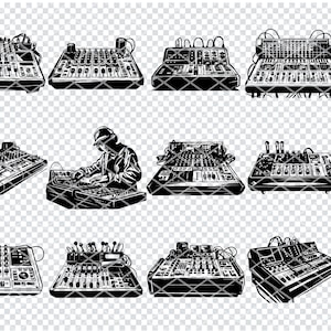AUDIO SOUND MIXER Svg, Sound Mixer Console Svg Files for Cricut ...