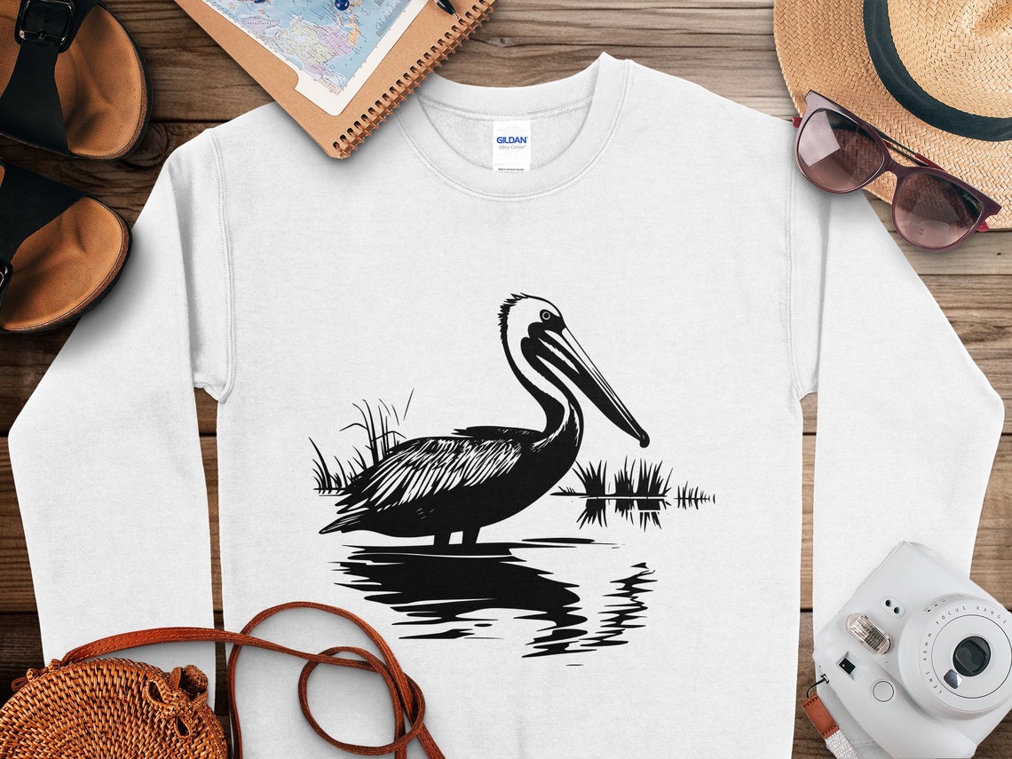PELICAN WATER BIRD Svg, Pelican Seabird Svg Files for Cricut, Coastal ...