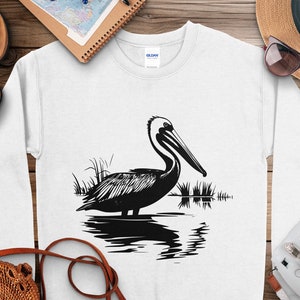 PELICAN WATER BIRD Svg, Pelican Seabird Svg Files for Cricut, Coastal ...