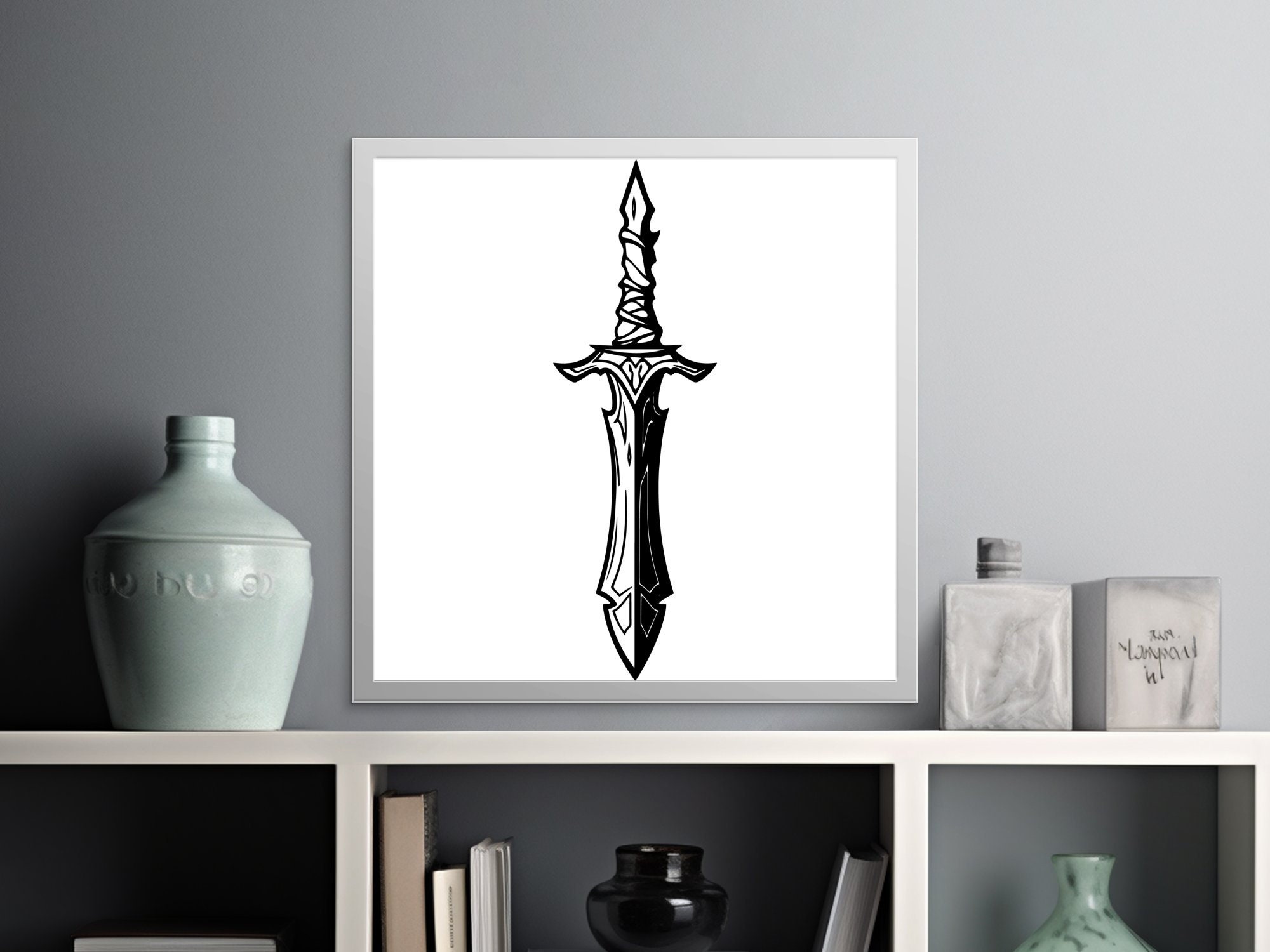 ANTIQUE VINTAGE DAGGER Svg, Medieval Gothic Dagger Svg Files for Cricut ...