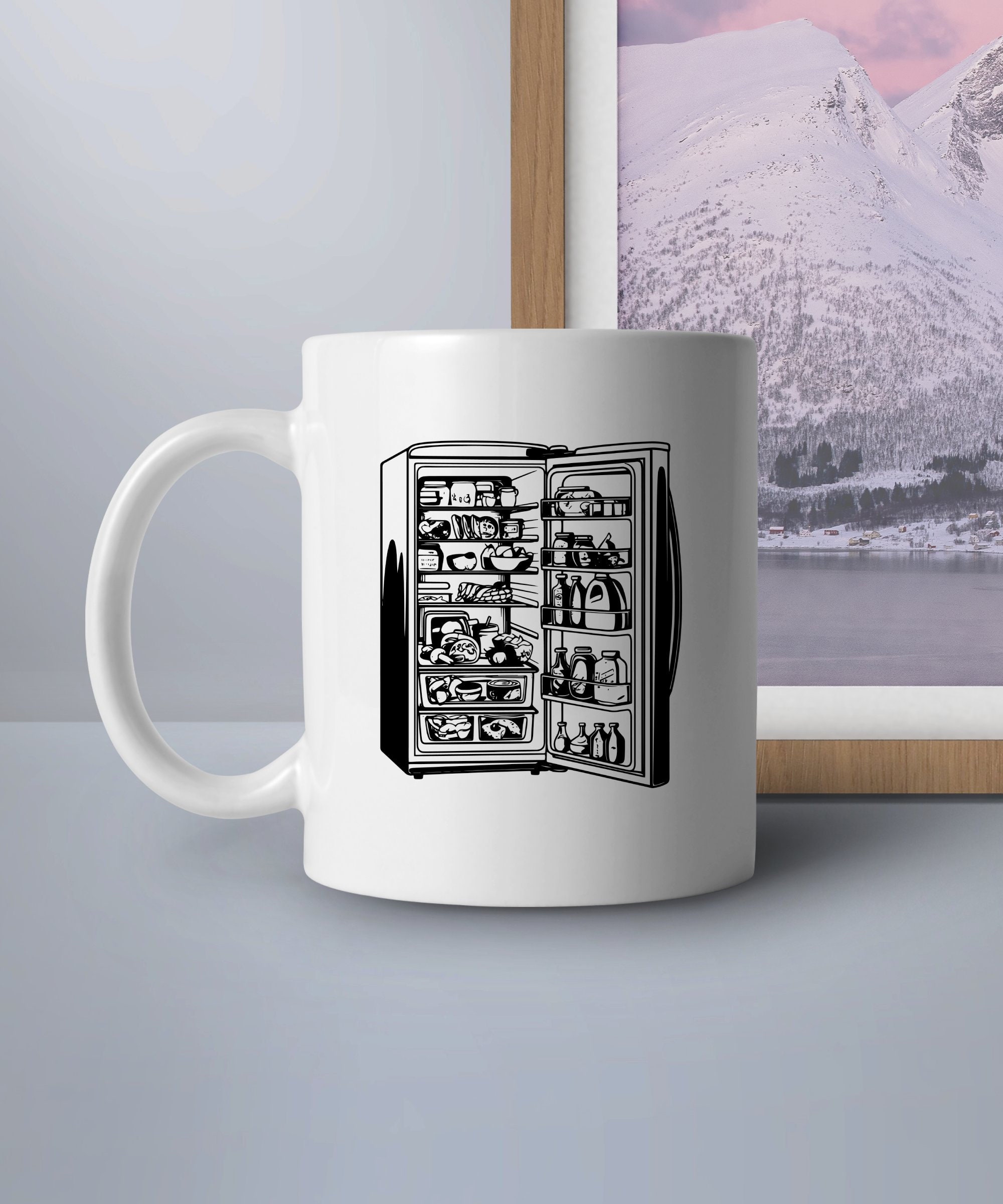 FRIDGE FOOD SVG, Refrigerator Svg Files for Cricut, Fridge Freezer ...