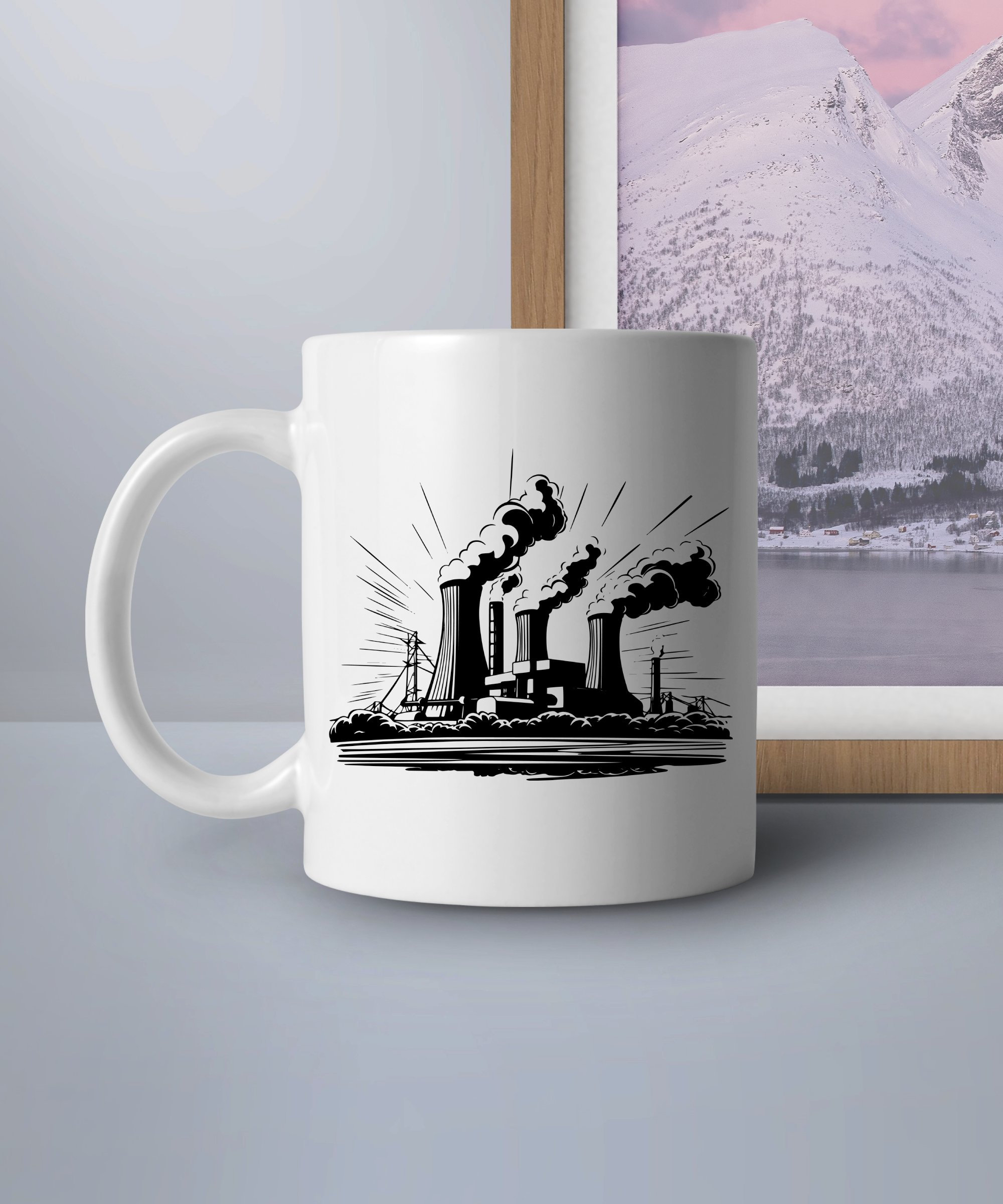 NUCLEAR POWER PLANT Svg, Nuclear Plant Reactor Svg Files for Cricut ...