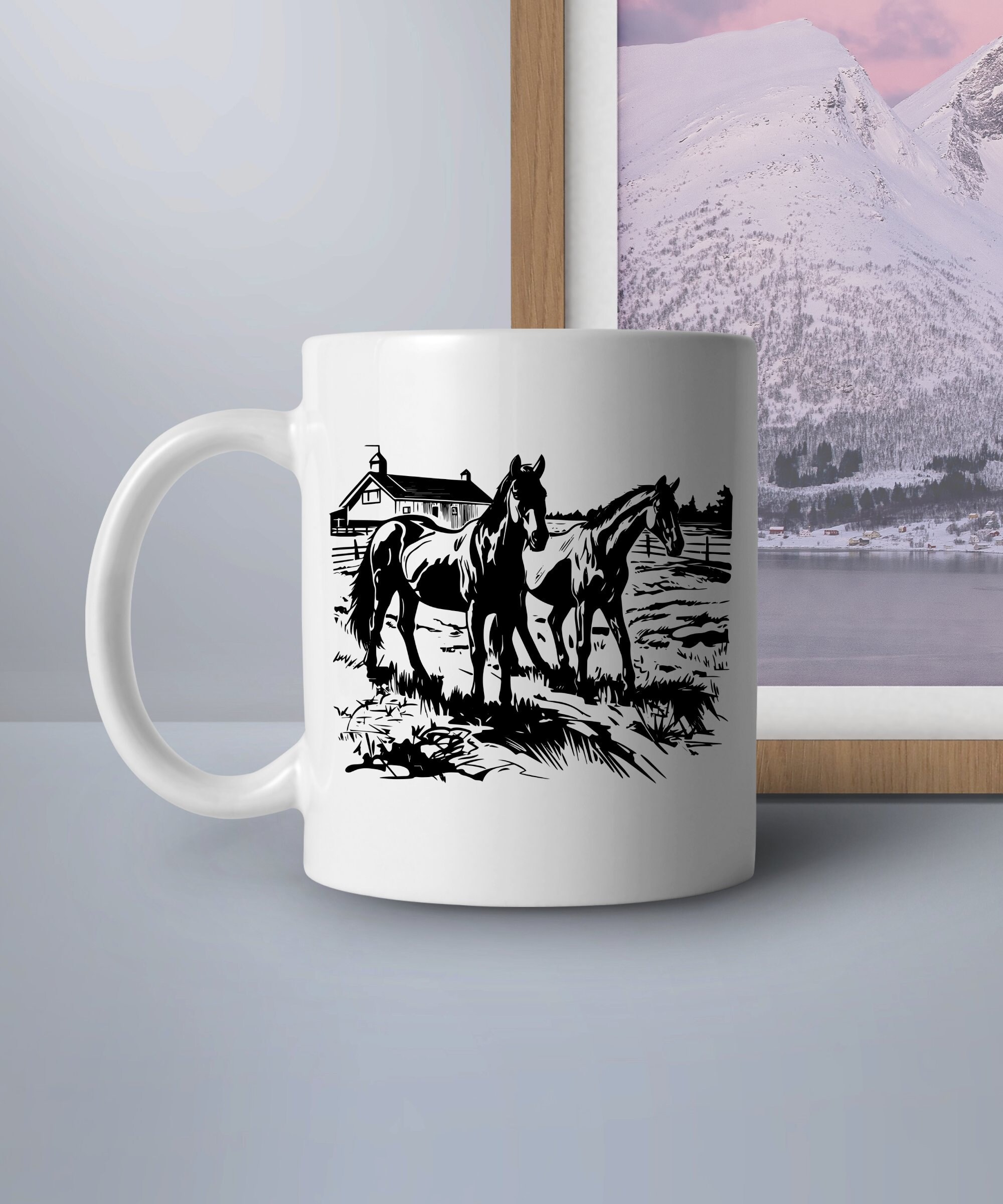 HORSE FARM SVG, Horse Ranch Svg Files for Cricut, Horse Stable Clipart ...