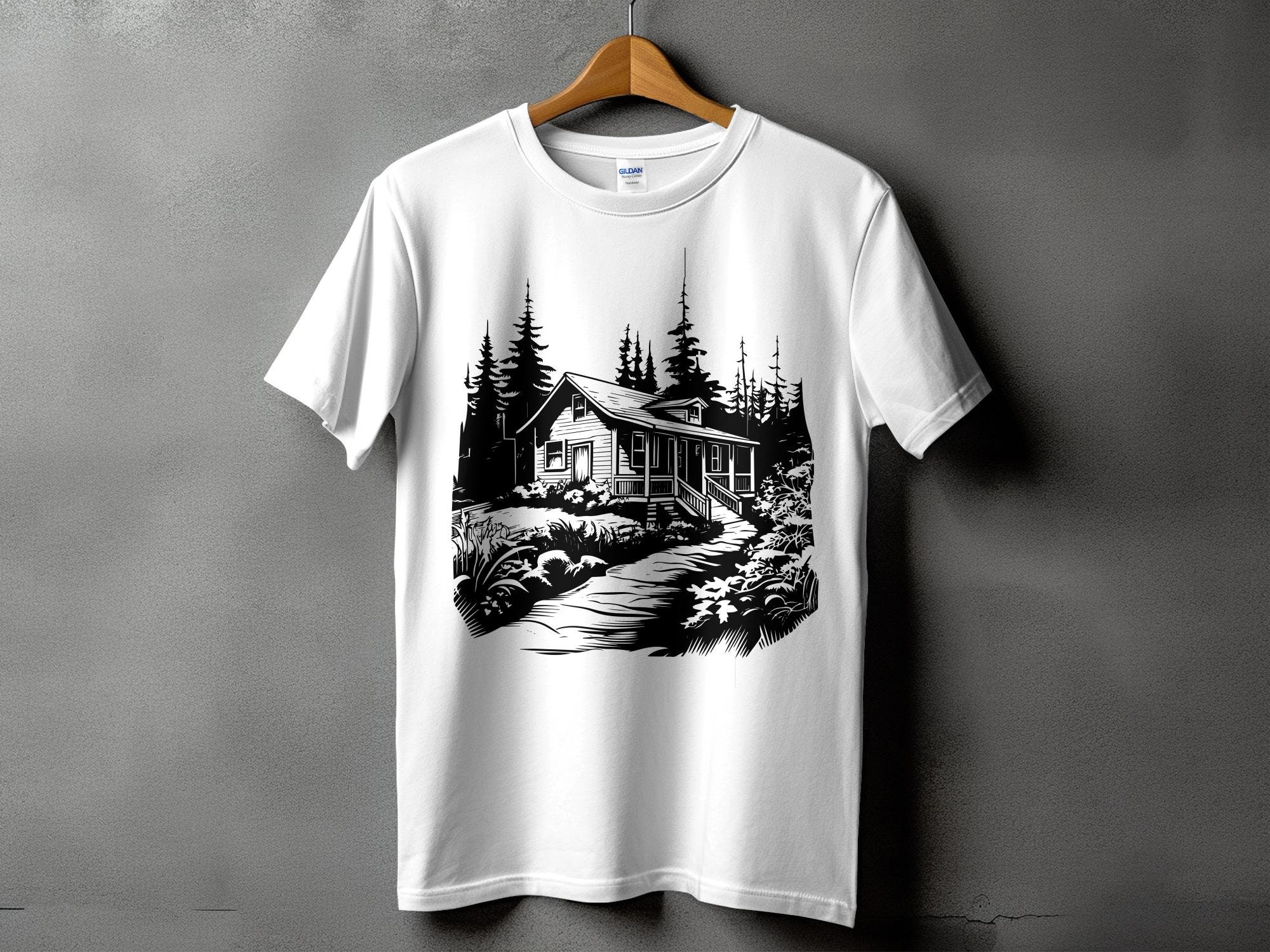 RUSTIC LOG CABIN Svg, Rustic Forest House Svg Files for Cricut ...