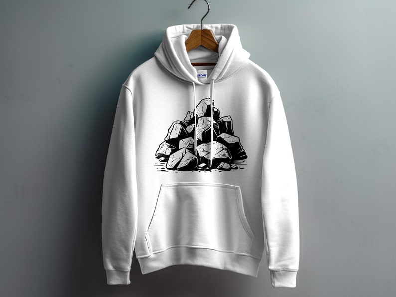 ROCK PILE SVG, Boulder Pile Svg Files for Cricut, Stone Pile Clipart ...