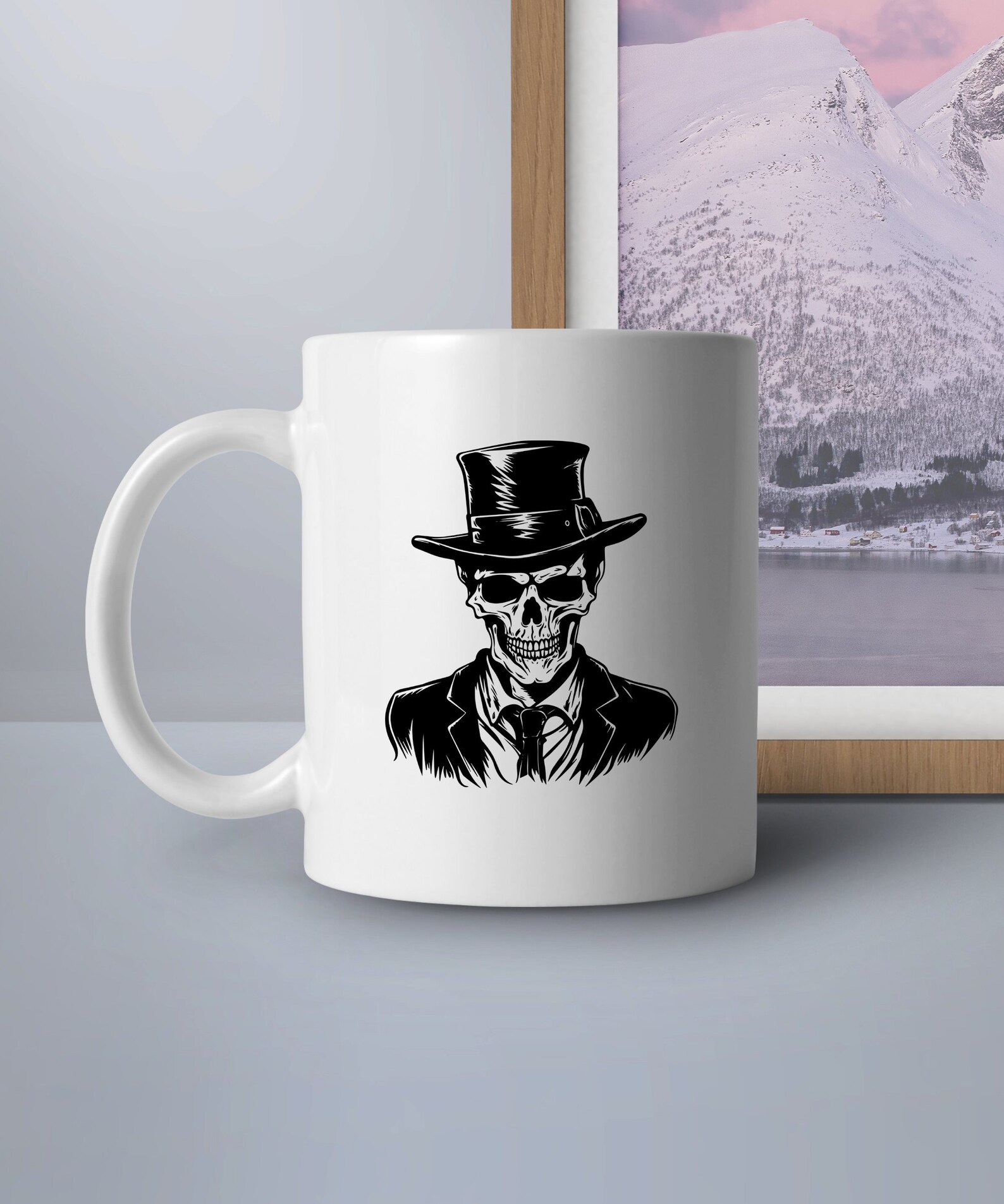 SKELETON SKULL in SUIT Svg, Gangster Skelleton Svg Files for Cricut ...