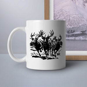 RUNNING ELK CHARGE Svg, Elk Gallop Svg Files for Cricut, Elk Sprint Clipart, Laser Cut Files - Etsy