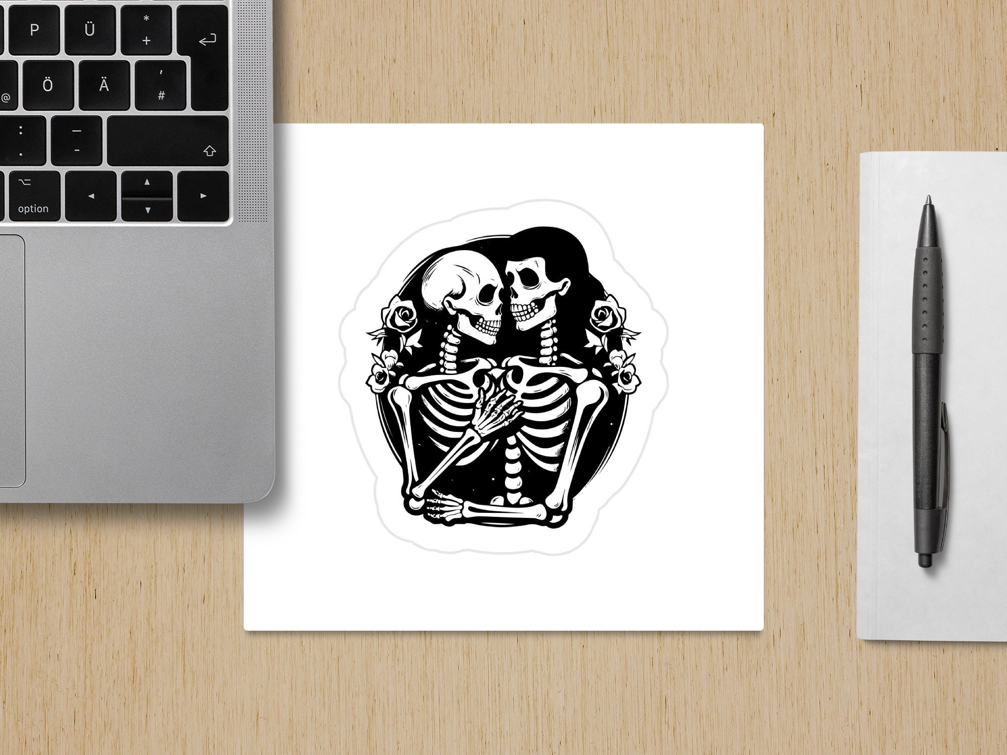 SKELETON COUPLE LOVERS Svg, Skeleton Couple Pair Svg Files for Cricut ...