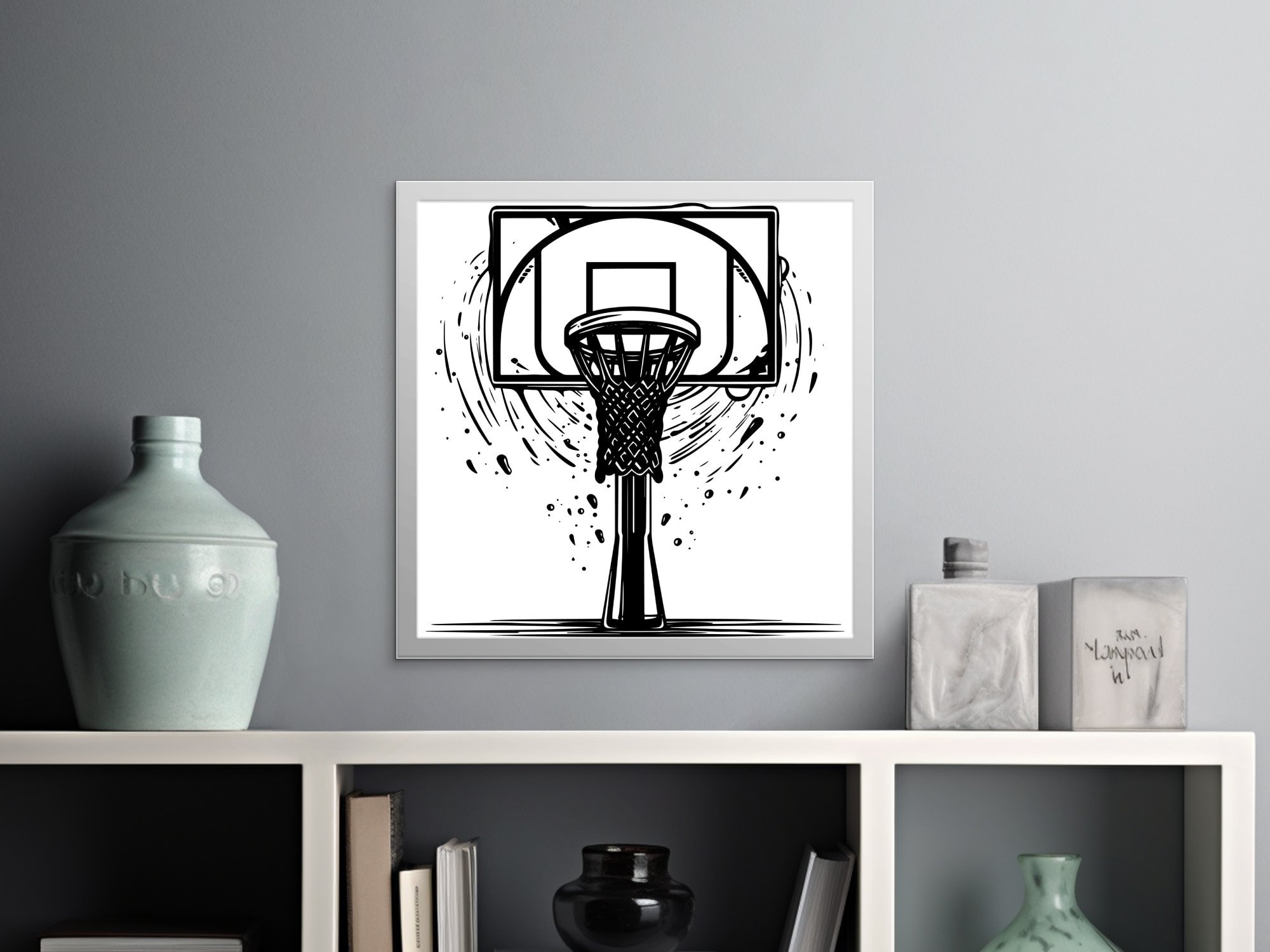 BASKETBALL HOOP SVG, Basketball Rim Net Svg Files for Cricut, Slam Dunk ...