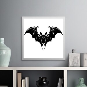FLYING VAMPIRE BAT Svg, Creepy Gothic Bat Svg Files for Cricut ...