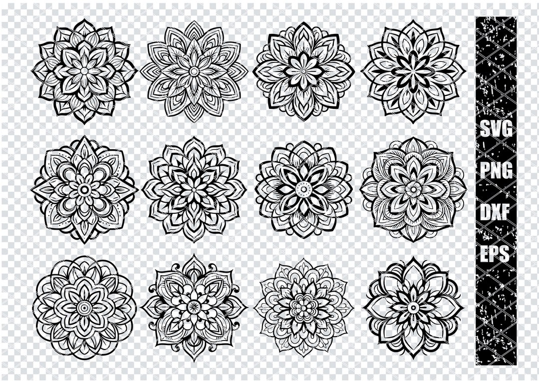 GEOMETRIC MANDALA SVG, Circle Mandala Svg Files for Cricut, Intricate ...