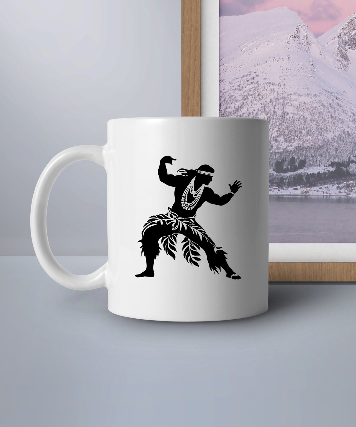 POLYNESIAN MALE DANCER Svg, Hawaiian Hula Male Dancer Svg Files for ...