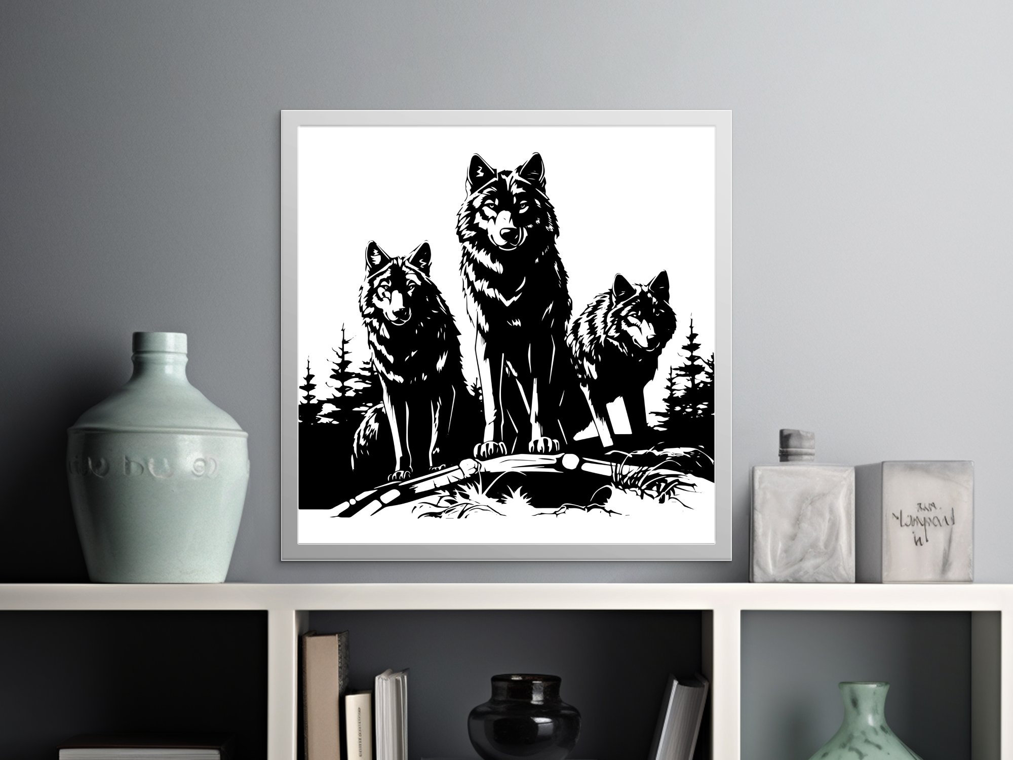WILD GRAY WOLF Svg, Alpha Apex Wolf Svg Files for Cricut, Wild Wolf ...