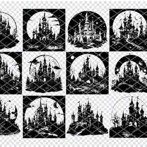 ENCHANTED MAGICAL CASTLE Svg, Magical Fairy Castle Svg Files for Cricut ...