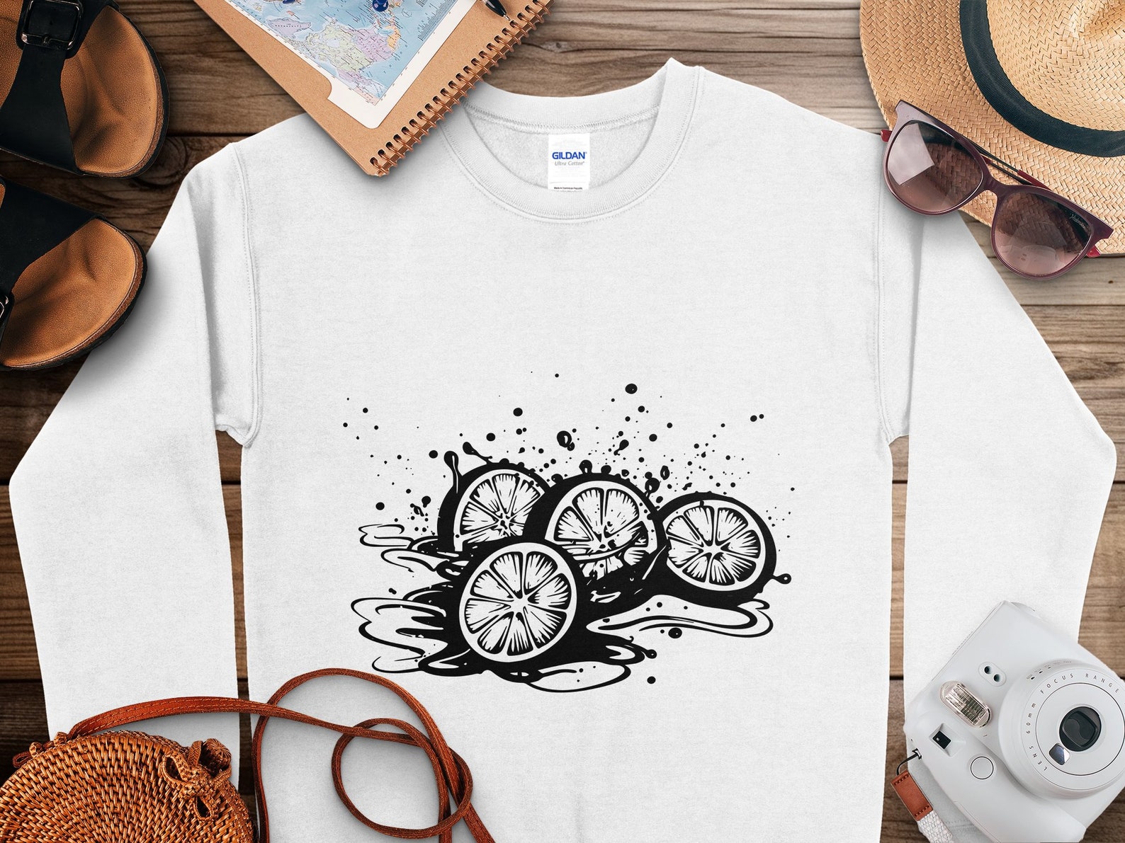 CITRUS LEMON FRUIT Svg, Citrus Lemon Slice Svg Files for Cricut, Citrus ...