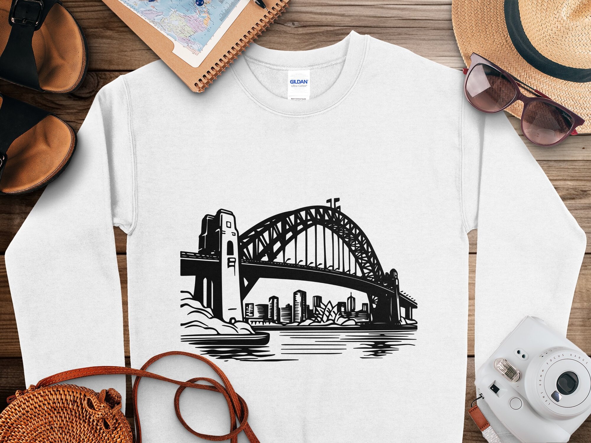 SYDNEY HARBOUR BRIDGE Svg, Sydney Harbour Svg Files for Cricut, Harbour ...