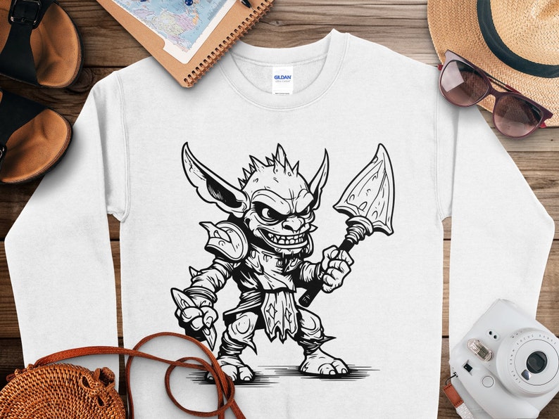 GOBLIN CREATURE SVG, Folklore Goblin Svg Files for Cricut, Fantasy ...