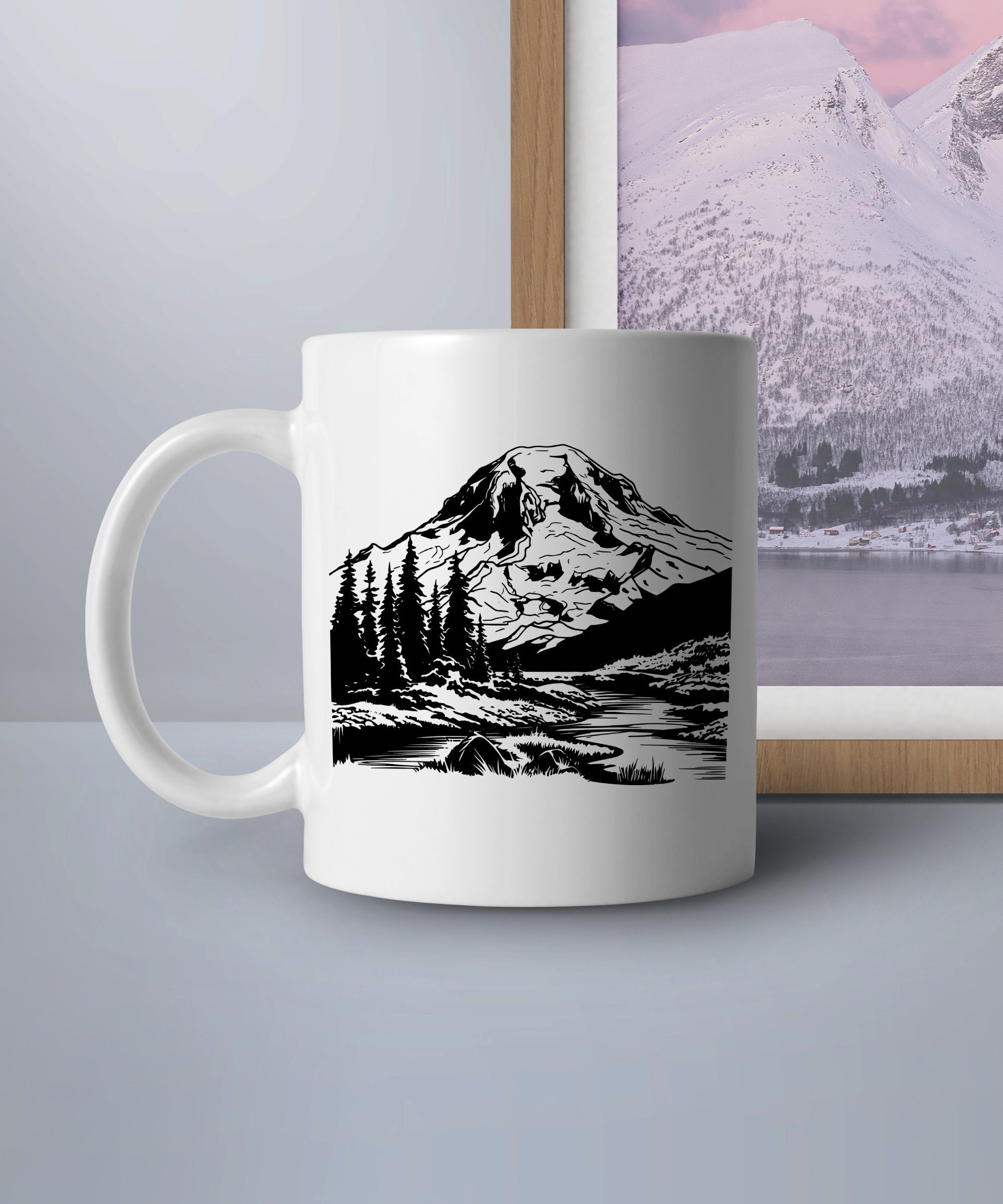 MOUNT RAINIER National PARK Svg, Rainier Washington Svg Files for ...