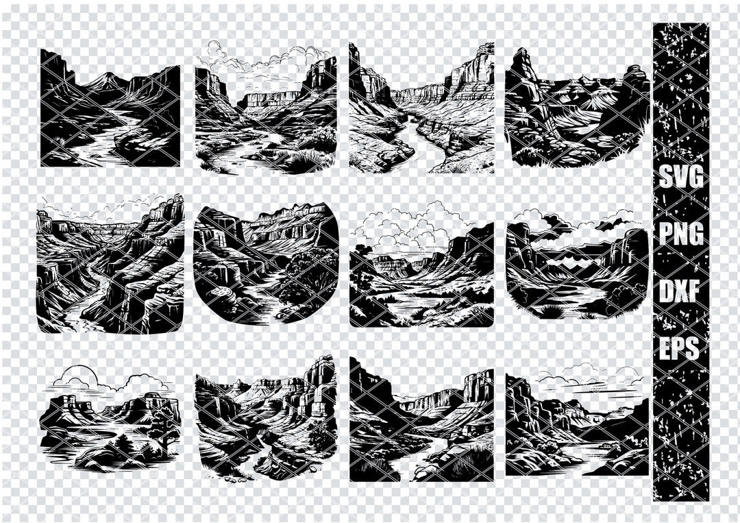 GRAND CANYON National PARK Svg, Arizona Grand Canyon Svg Files for ...