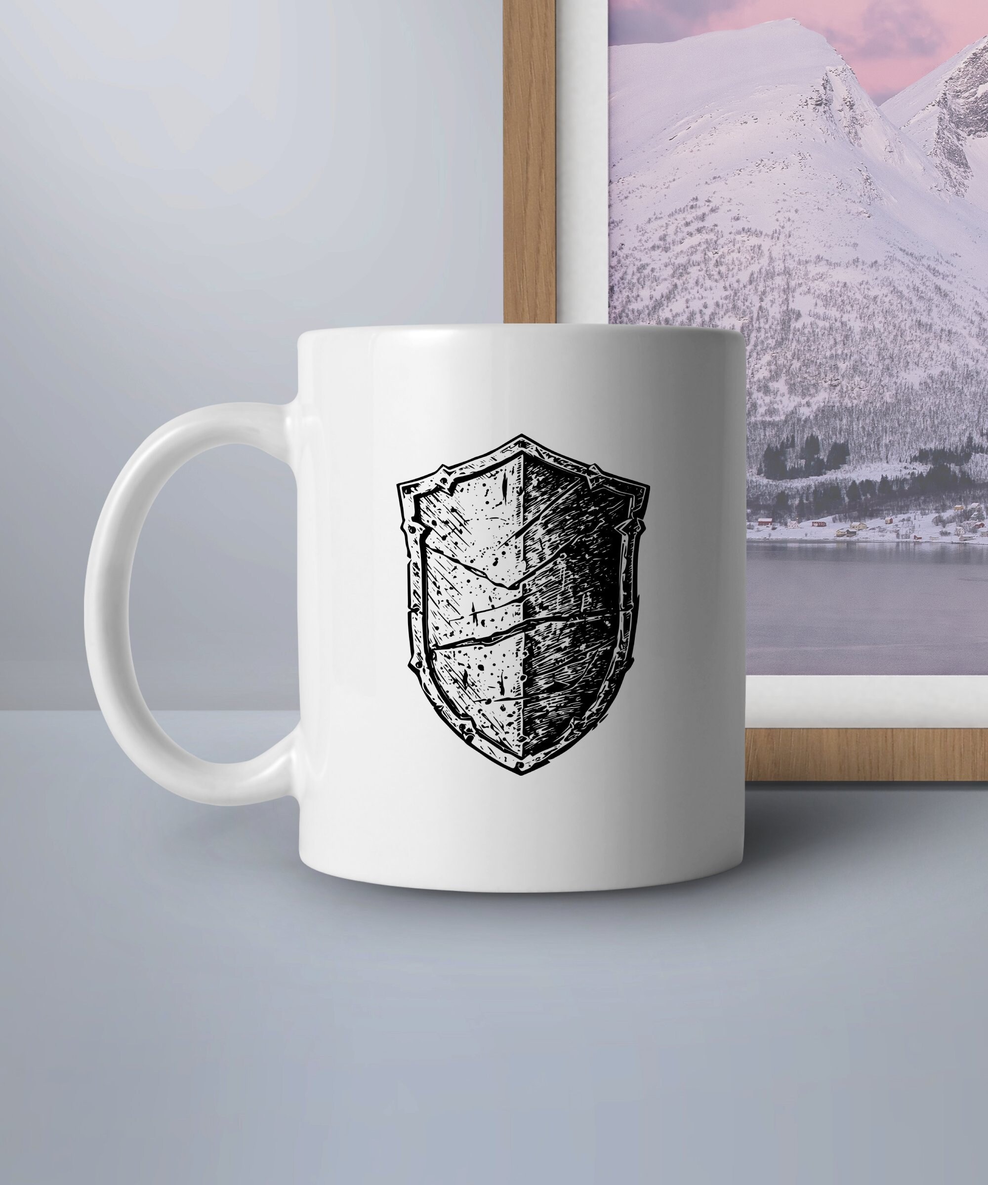 MEDIEVAL KNIGHT SHIELD Svg, Steel Shield Svg Files for Cricut, Wooden ...