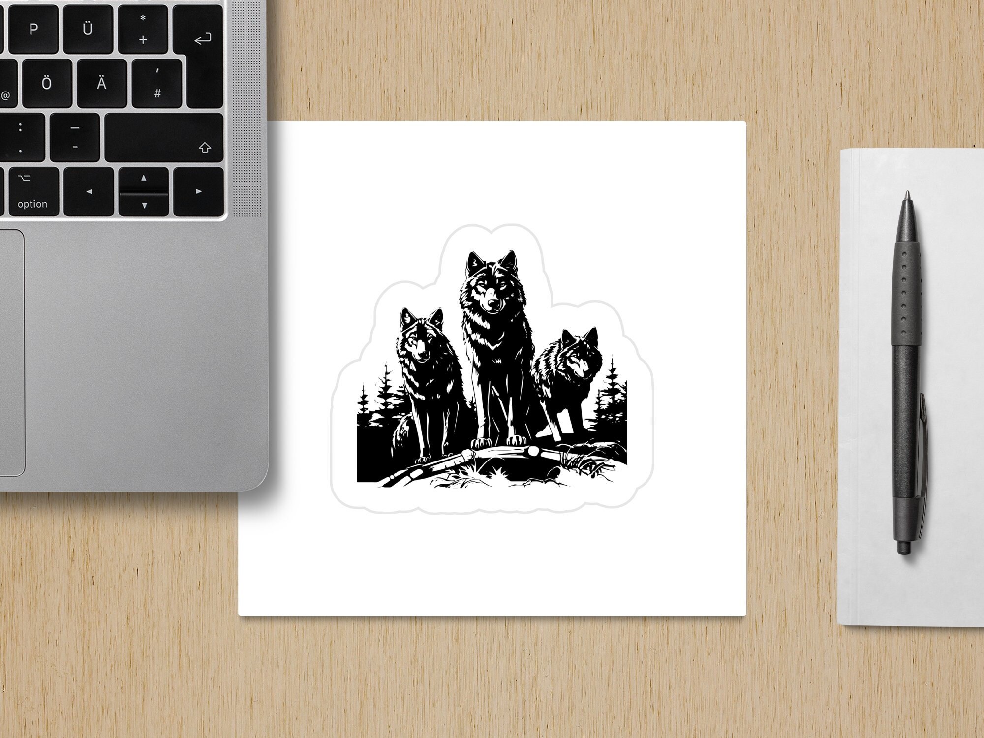 WILD GRAY WOLF Svg, Alpha Apex Wolf Svg Files for Cricut, Wild Wolf ...