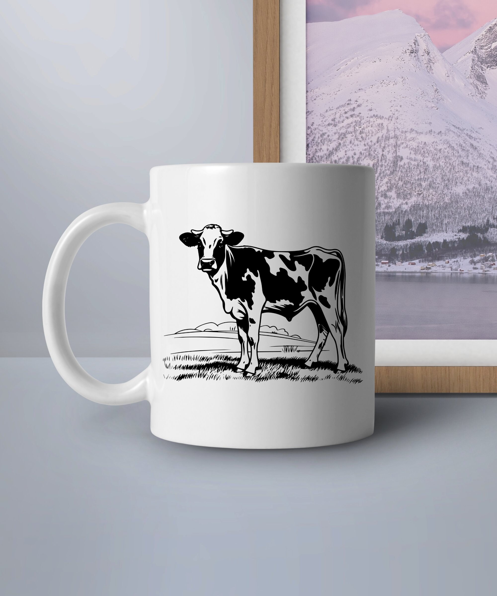 HOLSTEIN DAIRY COW Svg, Holstein Cattle Svg Files for Cricut, Holstein ...