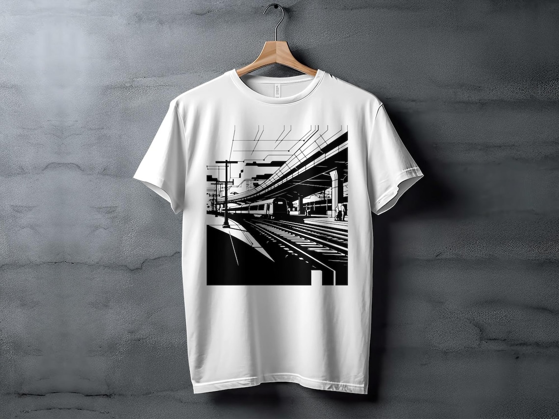 TRAIN RAILWAY SVG, Train Railway Svg Files for Cricut, Metro Train ...