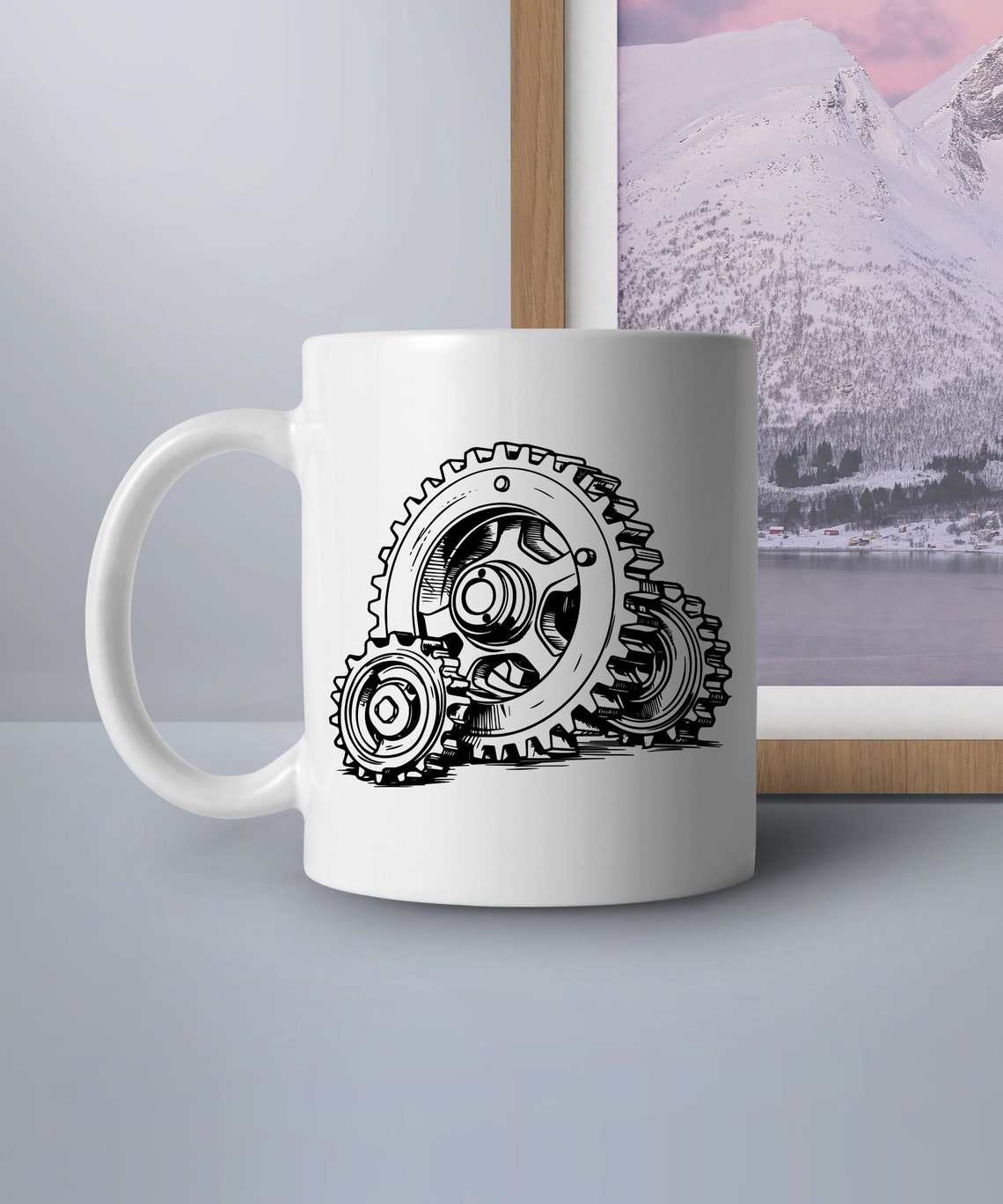 MECHANICAL GEARS SVG, Gears System Svg Files for Cricut, Gear Component ...