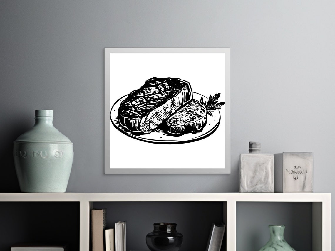 STEAK SVG, STEAK Svg Files for Cricut, Steak Clipart, Steak Laser Cut ...