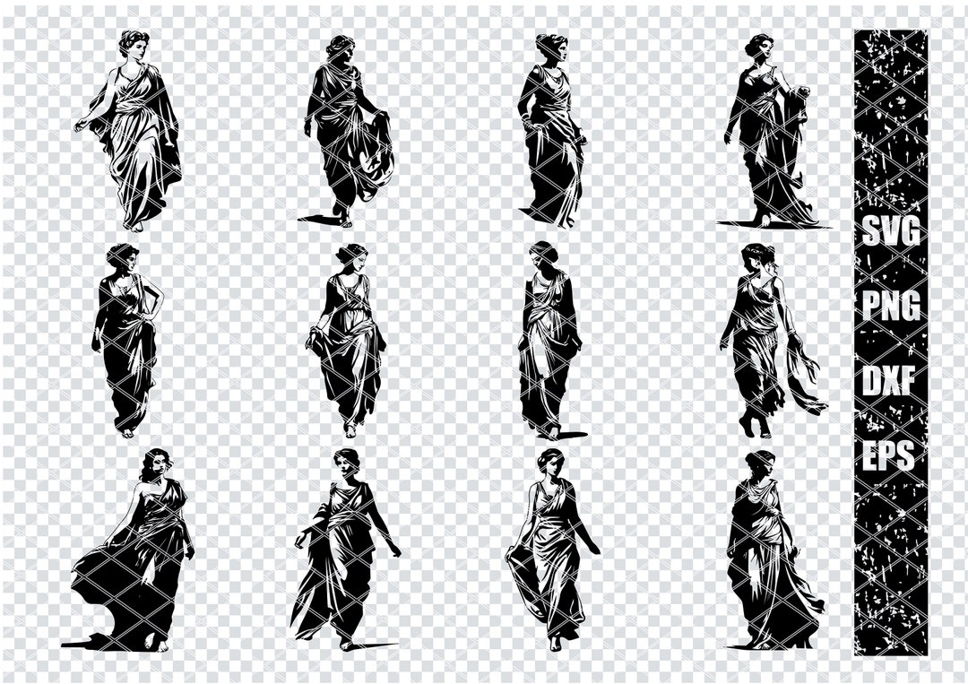 ANCIENT ROMAN WOMAN Svg, Roman Woman Svg Files for Cricut, Noble ...