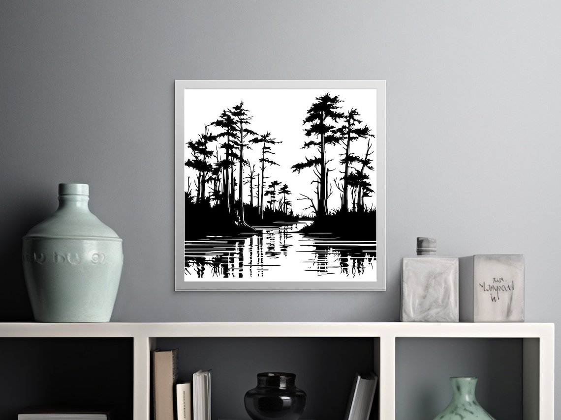 BALD CYPRESS TREE Svg, Swamp Cypress Tree Svg Files for Cricut, Wetland ...