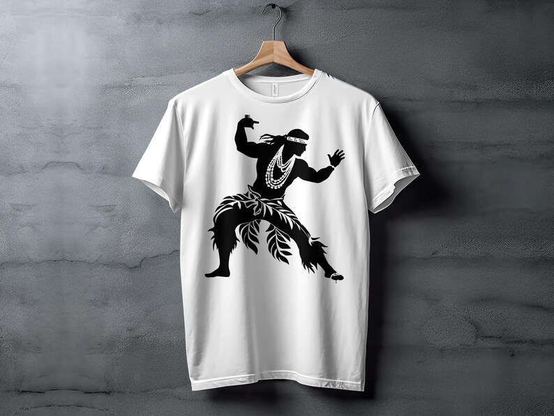 POLYNESIAN MALE DANCER Svg, Hawaiian Hula Male Dancer Svg Files for ...