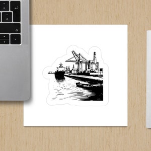 HARBOR DOCK SVG, Harbor Port Svg Files for Cricut, Coastal Seaport ...