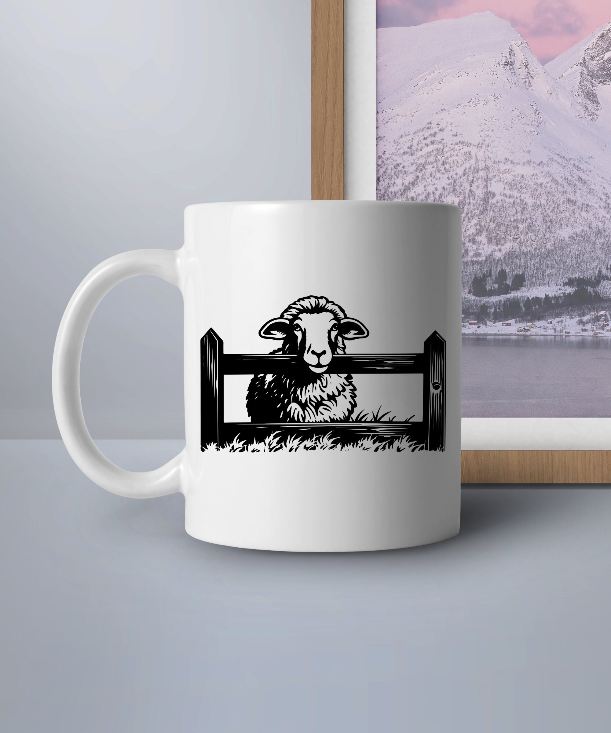 WOOLY SHEEP FARM Svg, Rustic Sheep Barn Svg Files for Cricut, Sheep ...