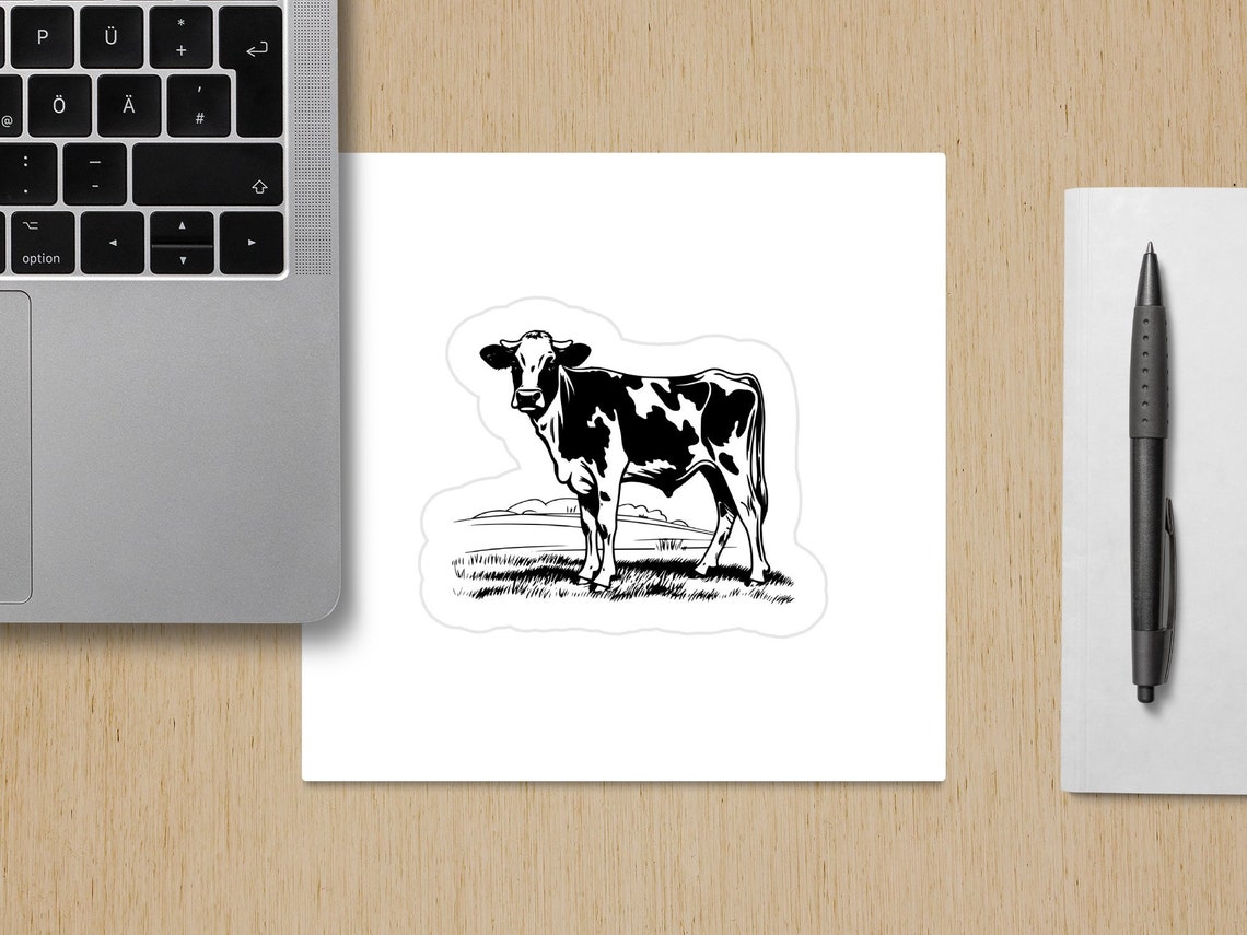 HOLSTEIN DAIRY COW Svg, Holstein Cattle Svg Files for Cricut, Holstein ...