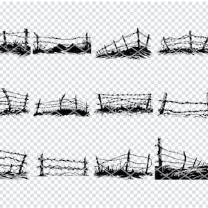 BARBED WIRE SVG, Barbed Wire Fence Svg Files for Cricut, Barbed Wire ...