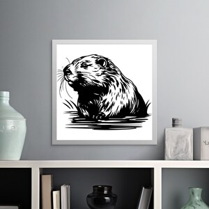 WILD BEAVER SVG, River Beaver Svg Files for Cricut, Mammal Beaver ...