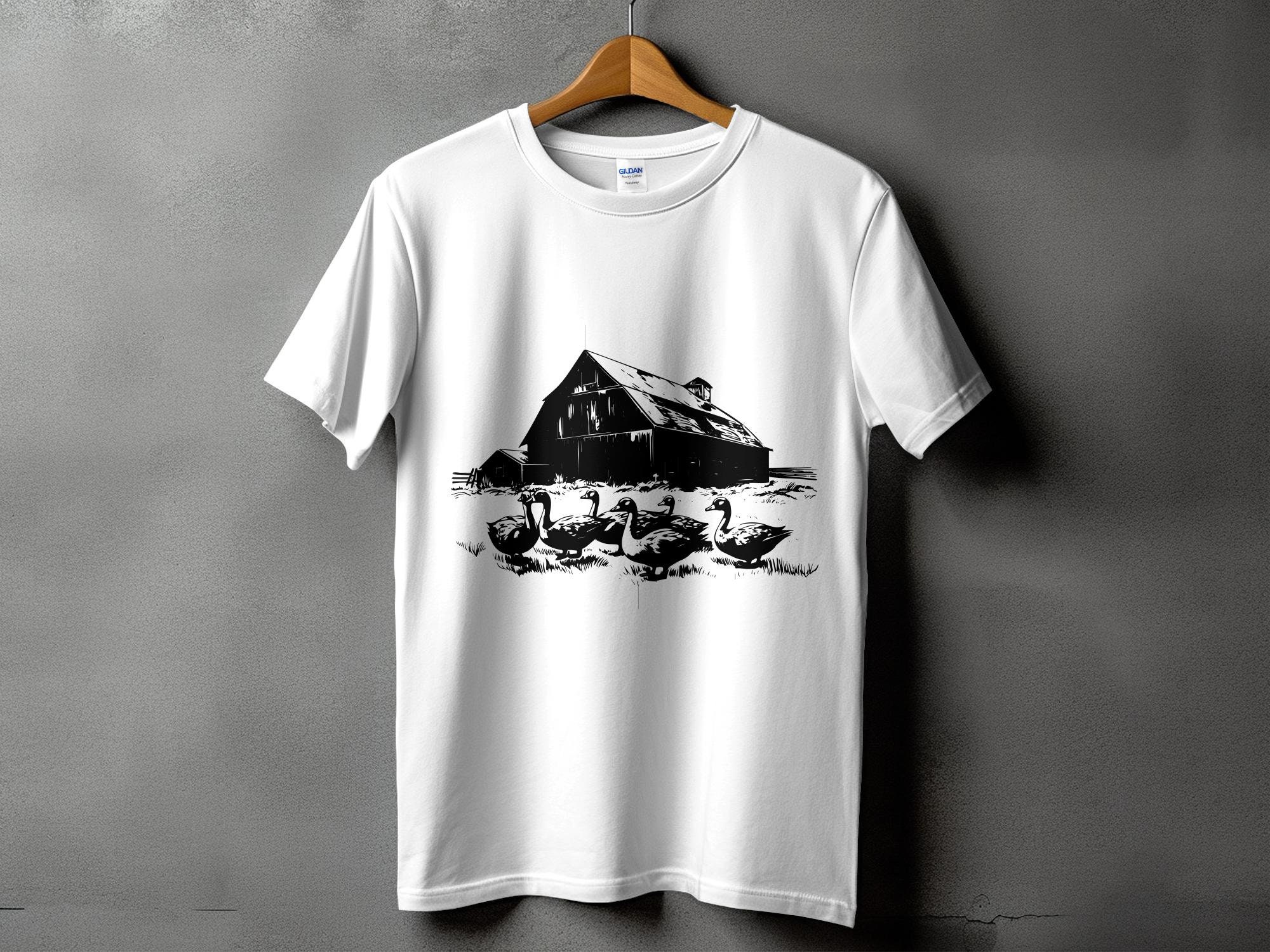 RUSTIC BARN GEESE Svg, Rustic Barn Goose Svg Files for Cricut, Old Farm ...