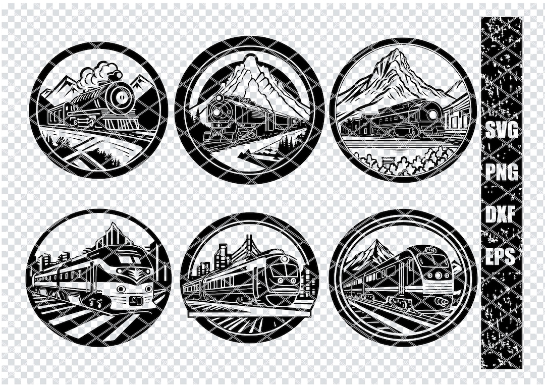 STEAM TRAIN SVG, Modern Train, Train Svg Cut File for Cricut, Steam ...