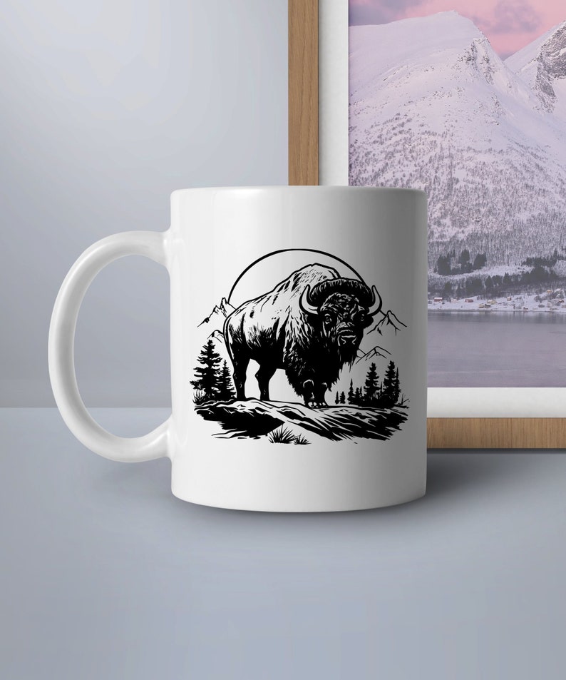 GRAND TETON BISON Svg, Grand Teton State Park Svg Files for Cricut ...