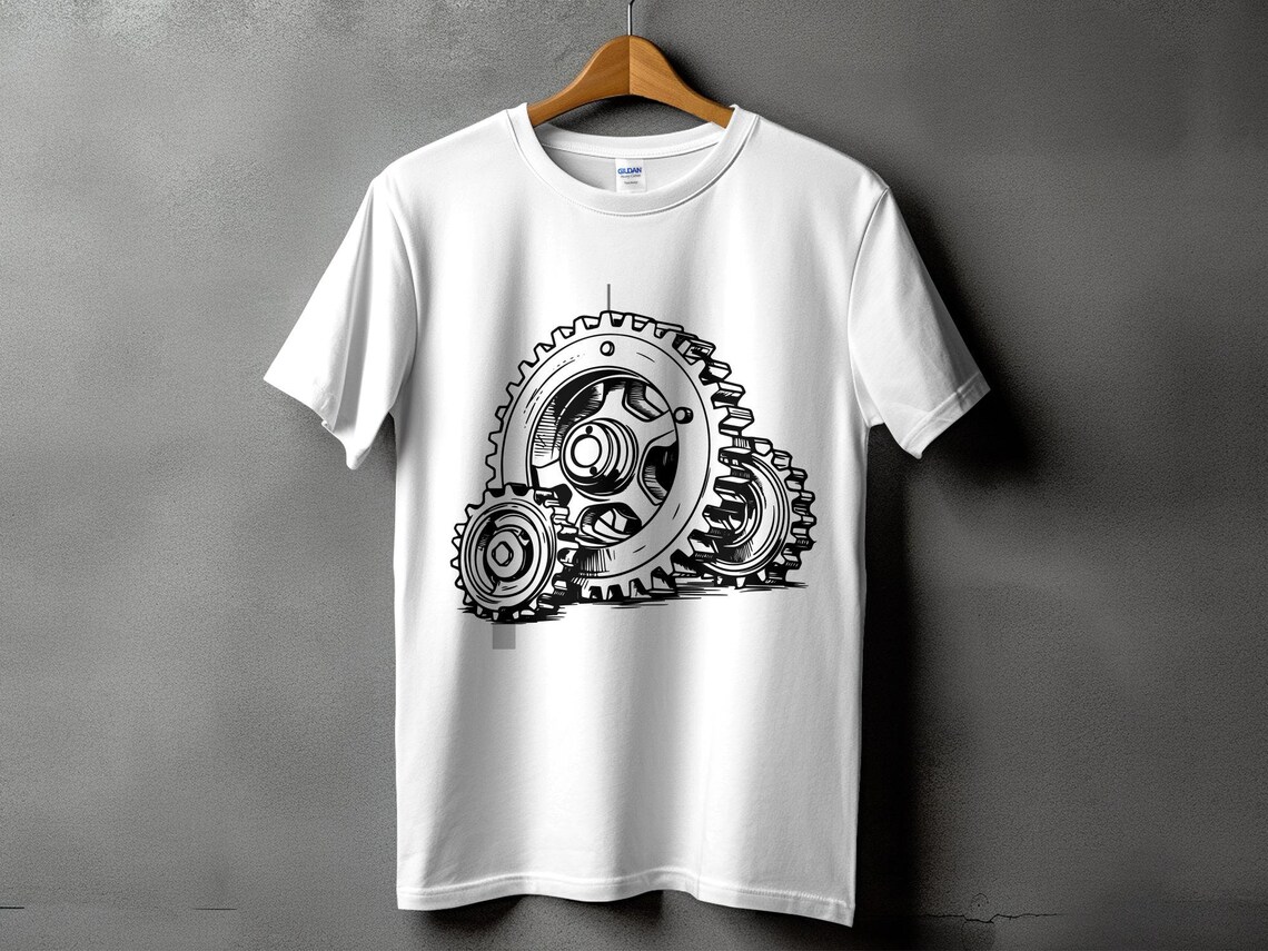 MECHANICAL GEARS SVG, Gears System Svg Files for Cricut, Gear Component ...