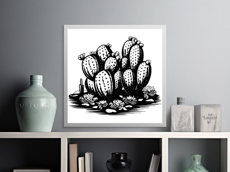 SAGUARO PRICKLY Pear CACTUS Svg, Barrel Cactus Svg Files for Cricut ...