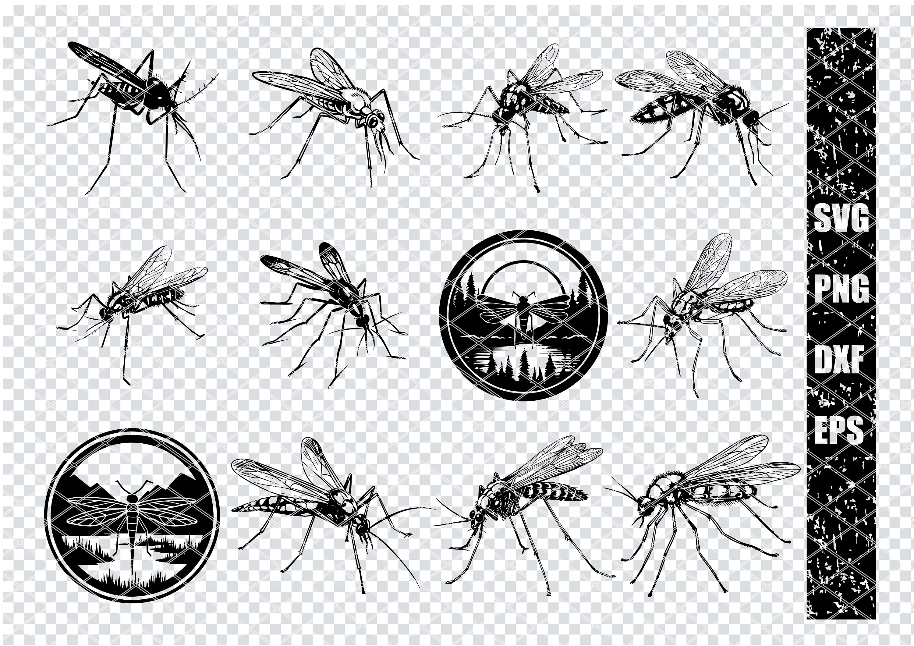 MOSQUITO SVG, MOSQUITO Bug Svg Files for Cricut, Mosquito Clipart ...