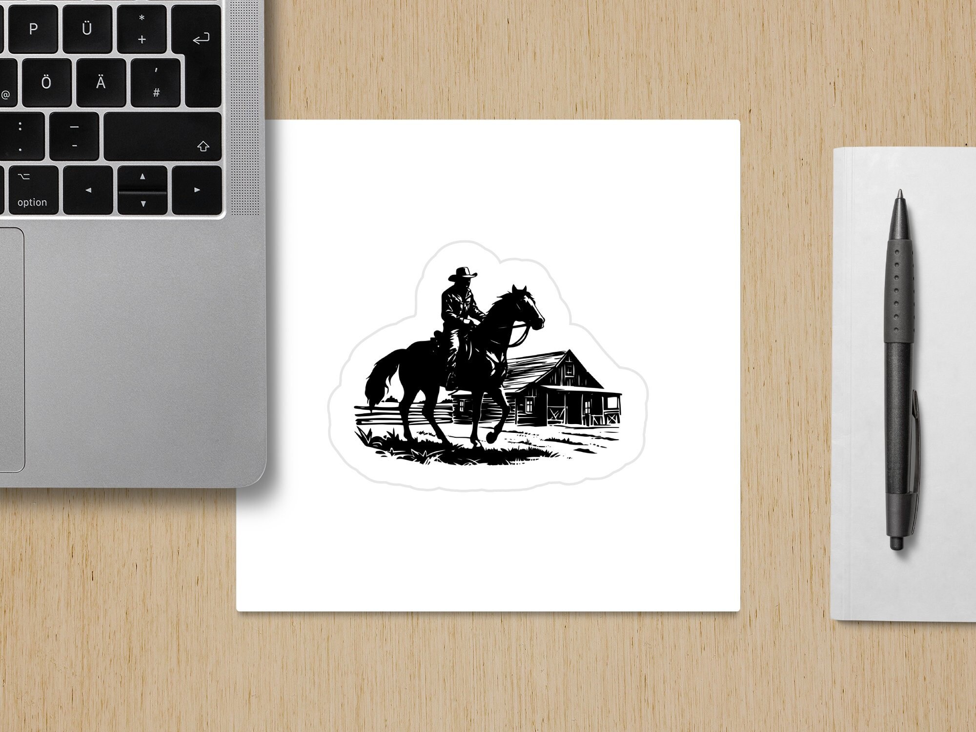 RUSTIC BARN COWBOY Svg, Western Cowboy Svg Files for Cricut, Farm Ranch ...