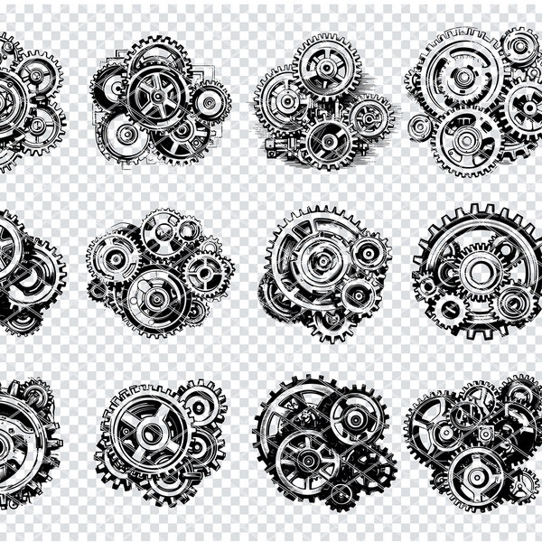 Laser Cut Files Mechanical Gear - Etsy