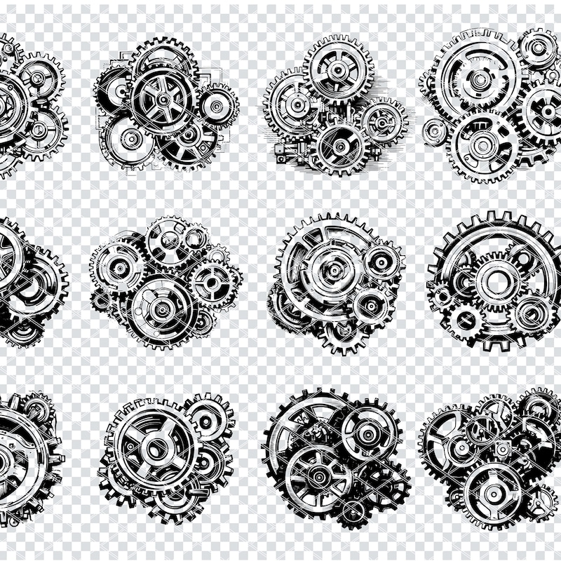 Laser Cut Vector Gears - Etsy