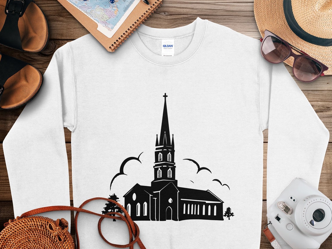 CHURCH SVG, CHURCH Svg Files for Cricut, Church Clipart, Laser Cut ...